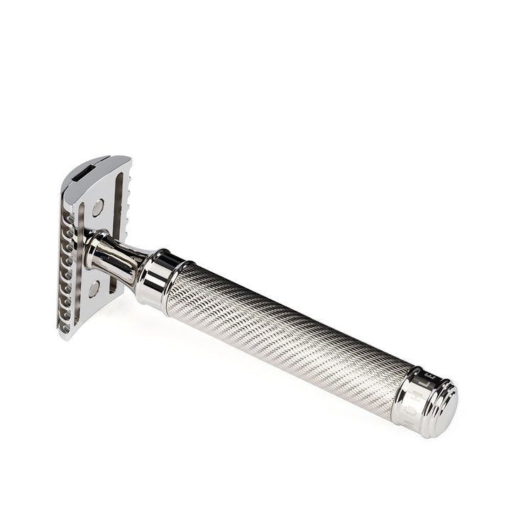 Traditional Large Stainless Steel Safety Razor - Open Comb | MÜHLE ...
